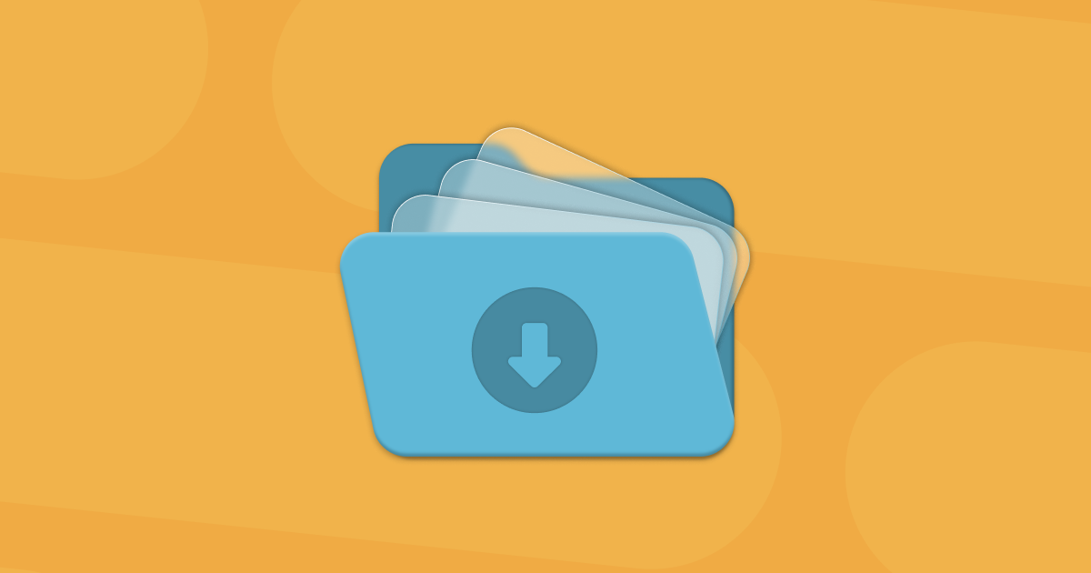 How to organize the Downloads folder on Mac
