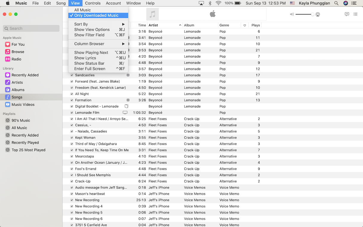 How to delete duplicate music in iTunes & Music app