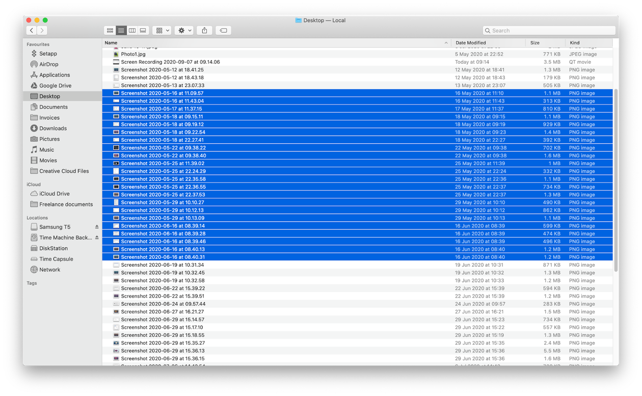 How To Select Multiple Files On Your Mac