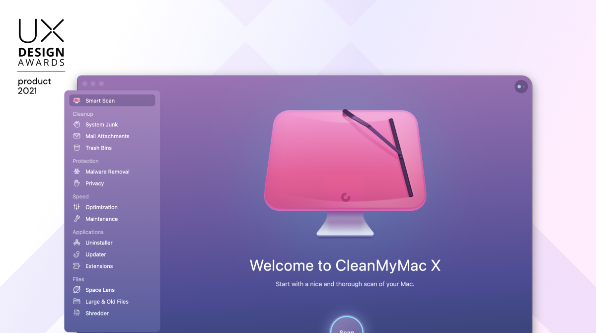 One more win: CleanMyMac X received the UX Design Awards